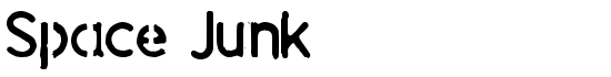 Space Junk Font - FontZone.net