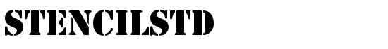 Download StencilStd Font - Thousands of fonts to download for free