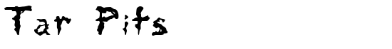 Tar Pits Font - FontZone.net