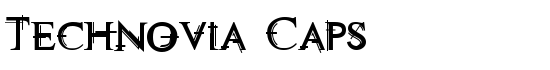Technovia Caps Font - FontZone.net