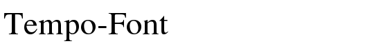 Download Tempo-Font Font - Thousands of fonts to download for free