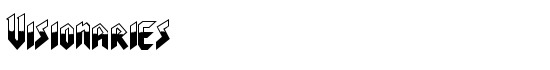 Visionaries Font - FontZone.net