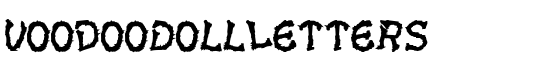 Download VoodooDollLetters Font - Thousands of fonts to download for free