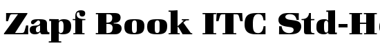 Download Zapf Book ITC Std-Heavy Font - Thousands of fonts to download ...