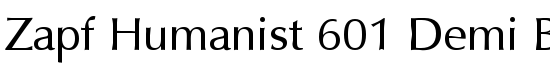 Download Zapf Humanist 601 Demi BT Font - Thousands of fonts to ...